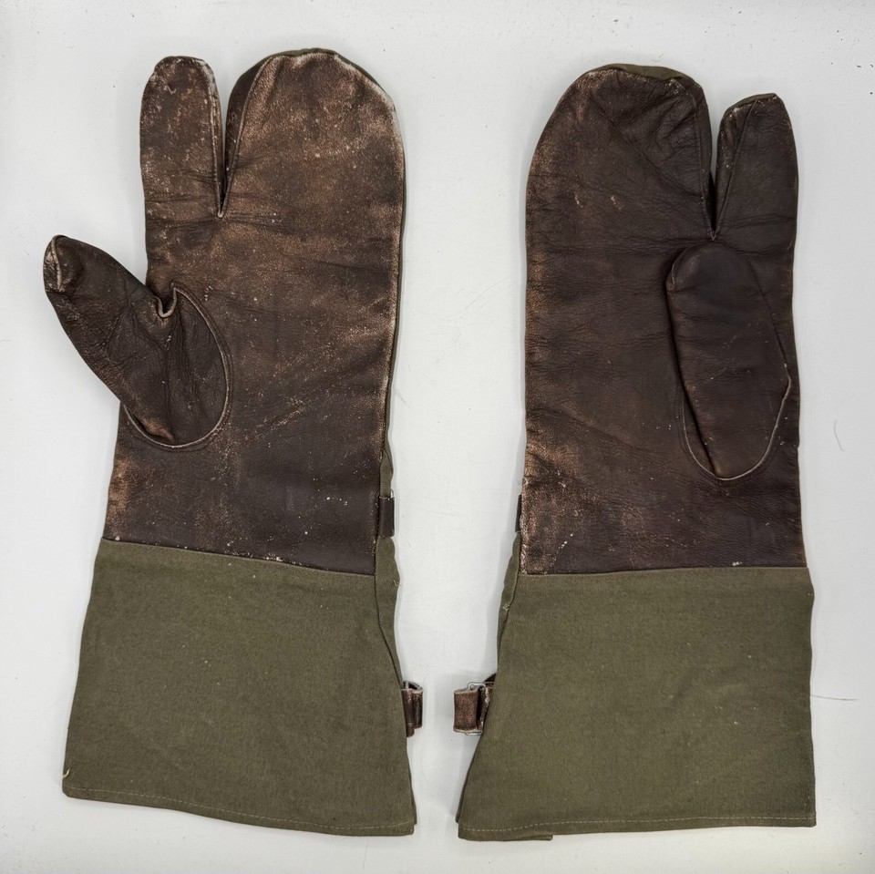 Vintage WW2 German Motorcycle Riding Gauntlets Gloves RBNr ORIGINAL ...