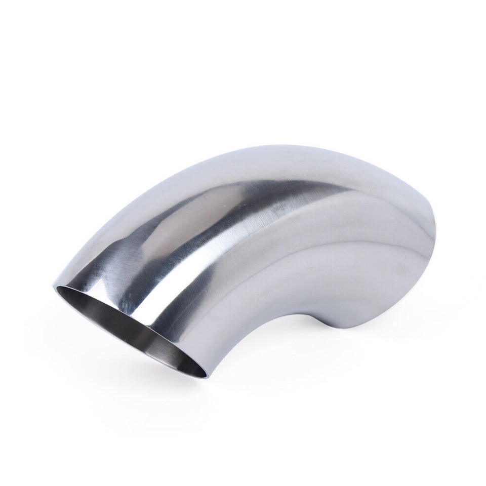 4" 4 Inch High Quality 90 Degree Bend Elbow Exhaust Pipe 304 Stainless ...