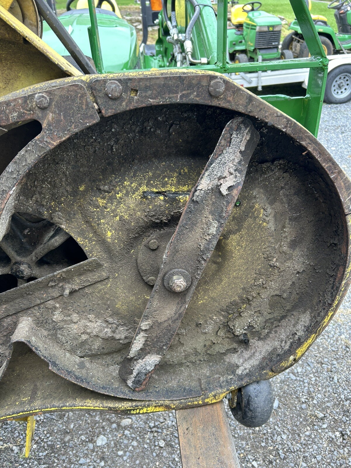 John Deere X300R Rear Bagger Tractor 42” Lawn Mower Deck W/Power Blower ...