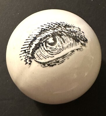 Vintage Piero Fornasetti Authentic Eyeball Eye Paperweight Rare FREE ...