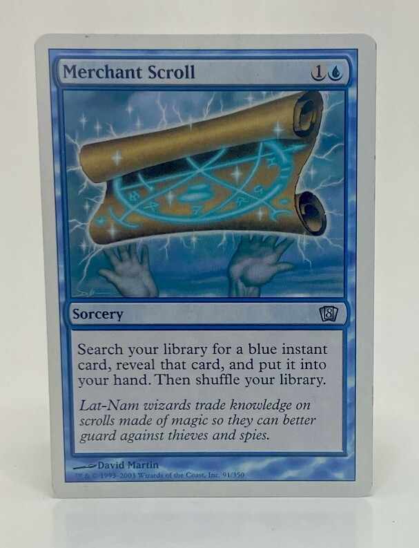 MTG Merchant Scroll Eighth Edition 91 Regular Uncommon for sale online ...