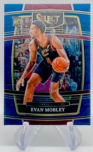 2021-22 Select Evan Mobley Concourse Blue Parallel Rookie Card #5 ...