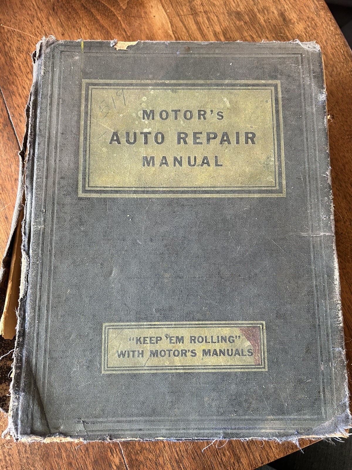 Motor's Auto Repair Manual 1953 ~ 16th Edition/ 3rd Printing Vintage ...