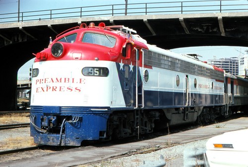 PREAMBLE EXPRESS E9A 951 Original Kodak slide--Ex. Union Pacific (UP ...