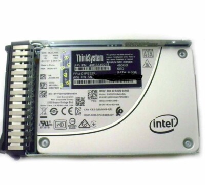 4XB7A10248 LENOVO 01PE325 - ThinkSystem 2.5' INTEL 480GB Entry SATA 6Gb ...