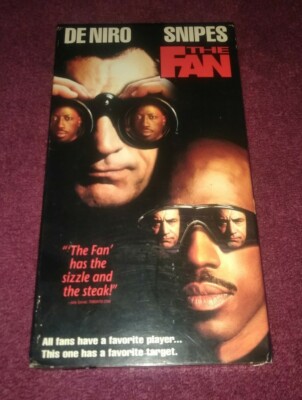 The Fan VHS Robert De Niro Wesley Snipes Tony Scott Play Tested ...