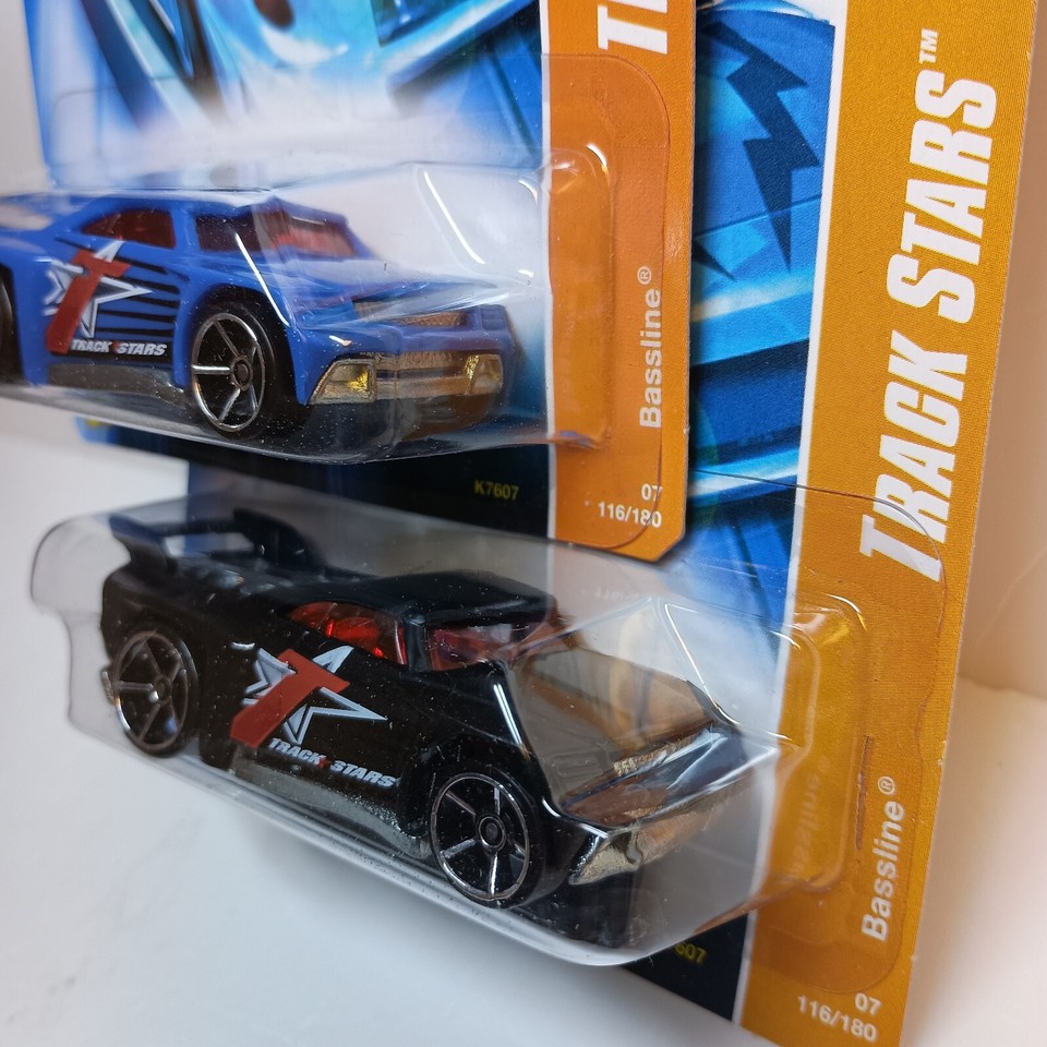 Hot Wheels 2007 Track Stars #116 Bassline - (2x) Black & Blue ...