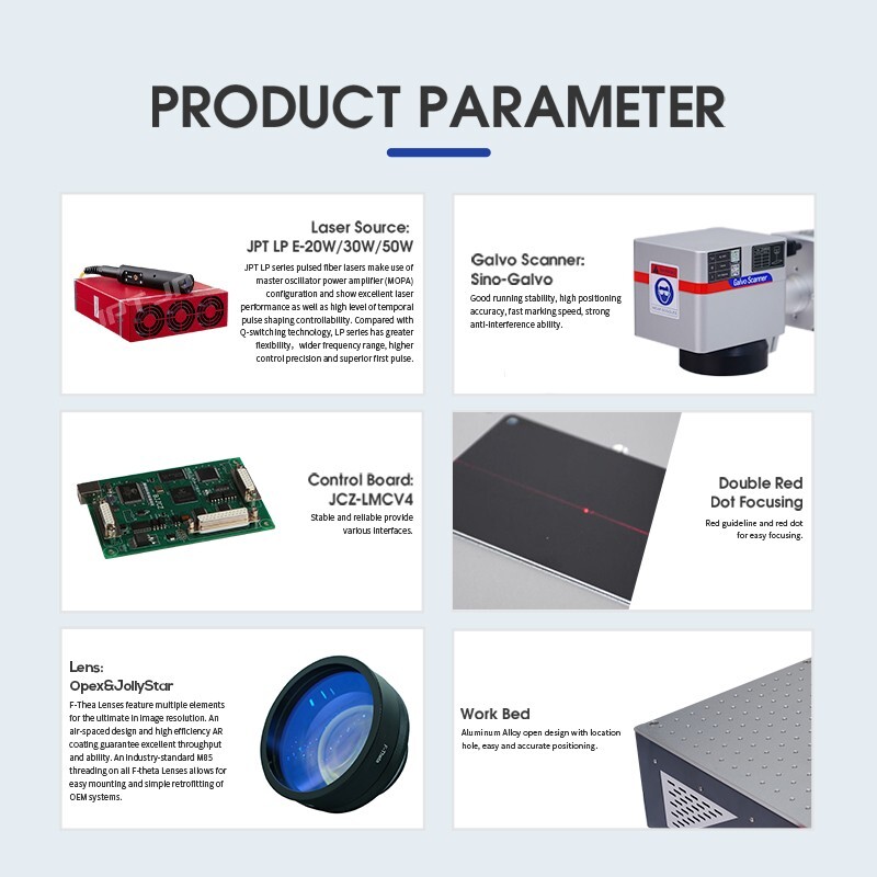 SFX JPT 30W Portable Fiber Laser Engraver for Ring/Nameplate/Serial NO ...