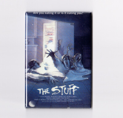 THE STUFF (1985) / VHS COVER - 2" x 3" MOVIE POSTER MAGNET (horror cult ...