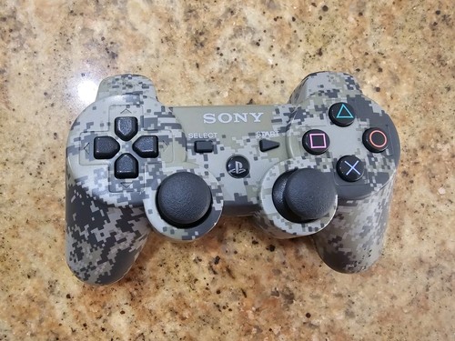 PS3 Wireless Controller Urban Camo DualShock OEM Genuine PlayStation 3 ...