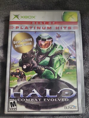 Halo Combat Evolved Microsoft Xbox Original Game Black Label ...