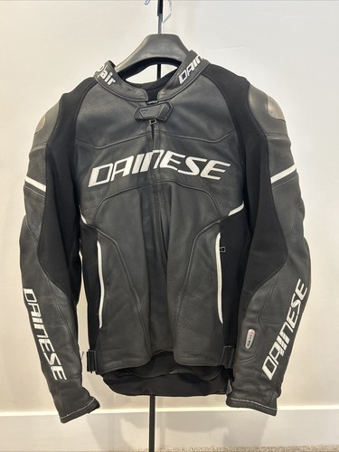 Dainese Racing 3 D-Air Perforated Leather Jacket Black 48 EU | eBay