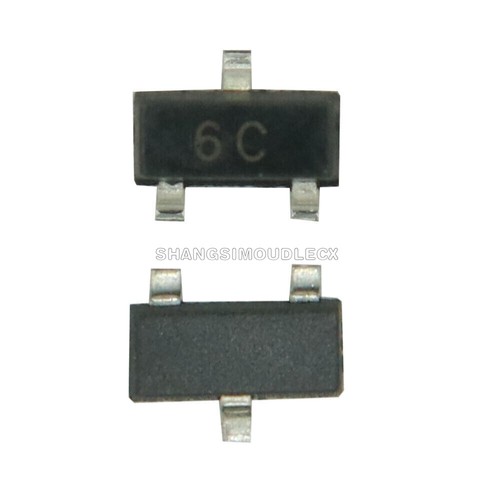 20PCS SMD-Transistor BC817-40 NPN 45V 800mA 310mW SOT-23 Diotec 6C or ...