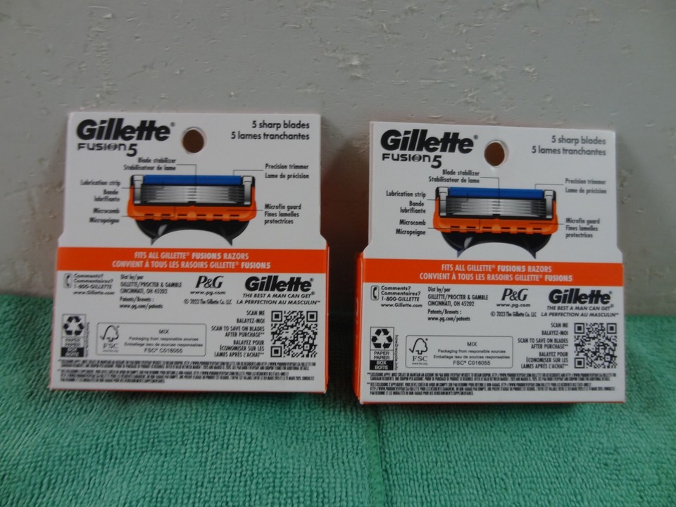 BRAND NEW GILLETTE FUSION 5 REFILL RAZOR BLADES, 8 Cartridges | eBay
