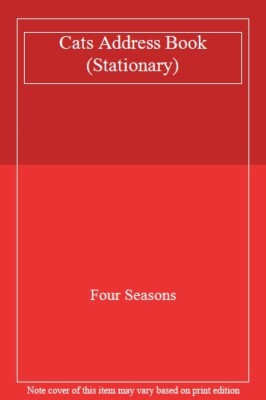 Cats Address Book By Four Seasons | eBay