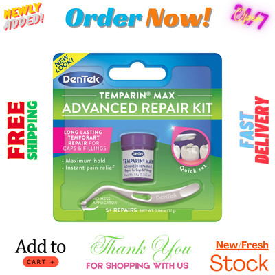 DenTek Temparin Max Advanced Dental Repair Kit, 13+ Repairs | AU | Free ...