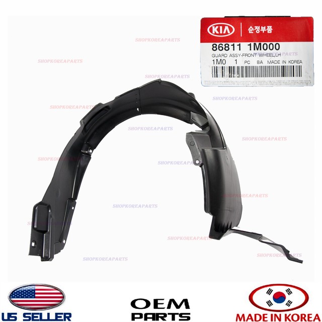 OEM Driver Side Front Fender Liner 868111M000 Fits 2010-2013 Kia Forte ...
