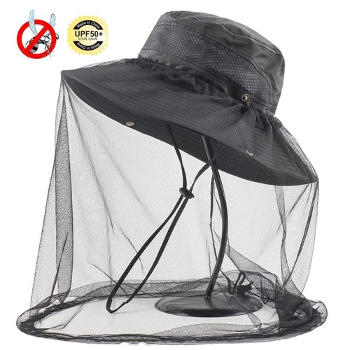 Mosquito Head Face Protector Net Hat Insect Bugs Bee Proof Mesh Hat ...