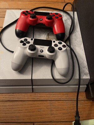 Sony PlayStation 4 Destiny Edition (white) with two Controllers ...
