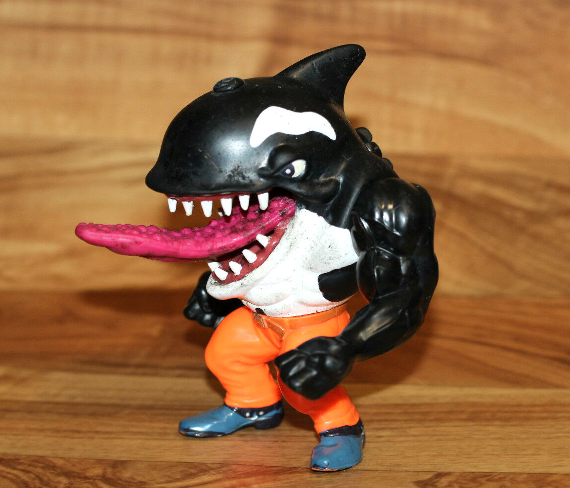 Street Sharks Moby Lick the Orca 1995 Mattel Action Figur Figur | eBay