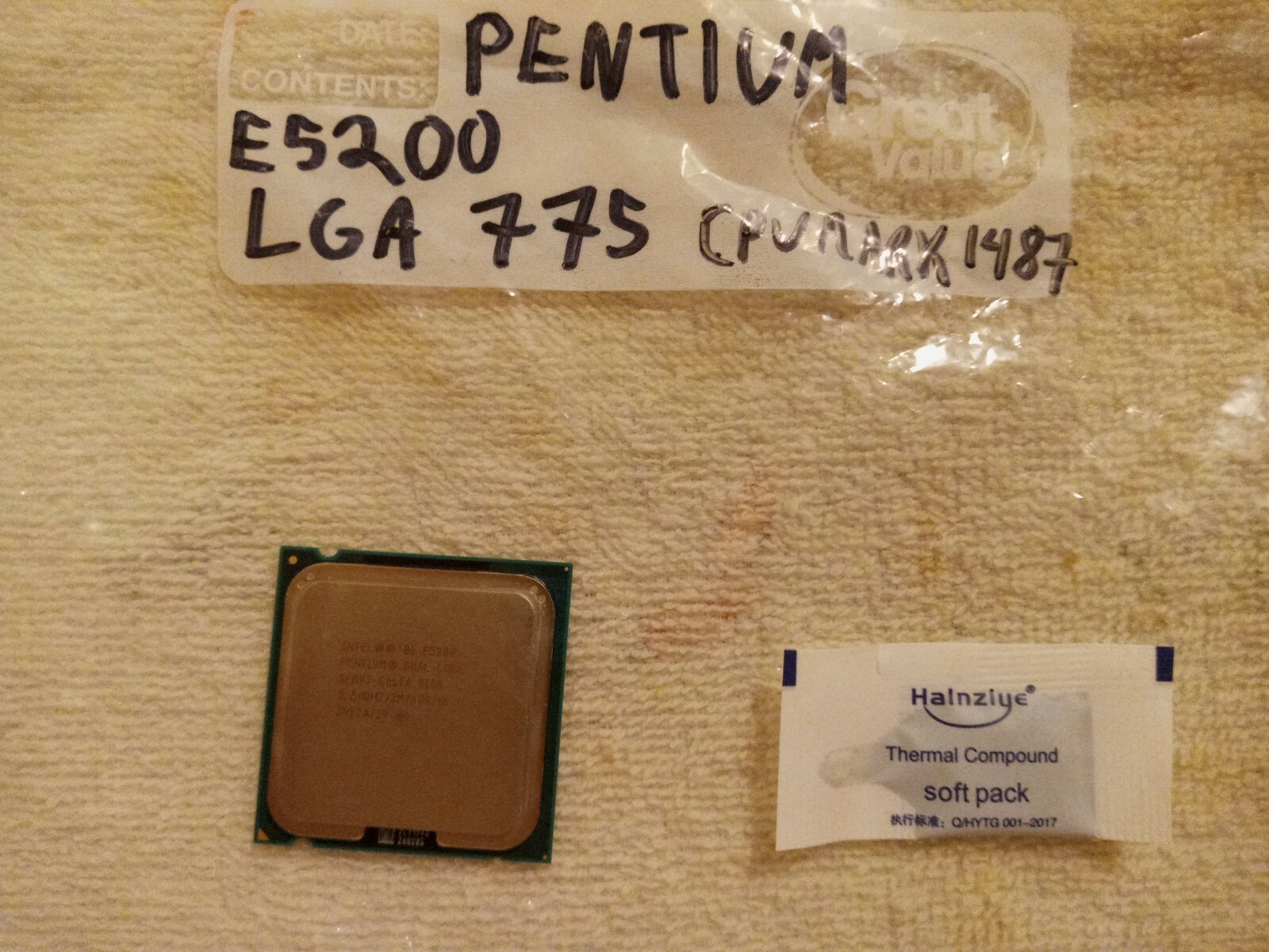 Intel Pentium E5200 2.5GHz Dual-Core (BX80571E5200) Processor SLB9T ...