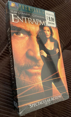 Entrapment (VHS, 1999) Sealed Sean Connery 86162142475| eBay