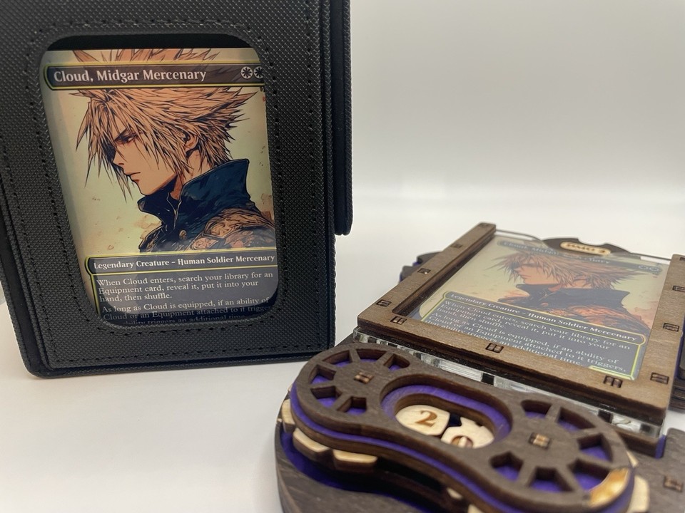 Cloud Midgar Mercenary Foil Borderless Playtest Card Mtg Final Fantasy ...