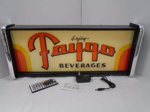 Faygo Beverages LED Display lighted sign lightbox Wall Hanging Light | eBay