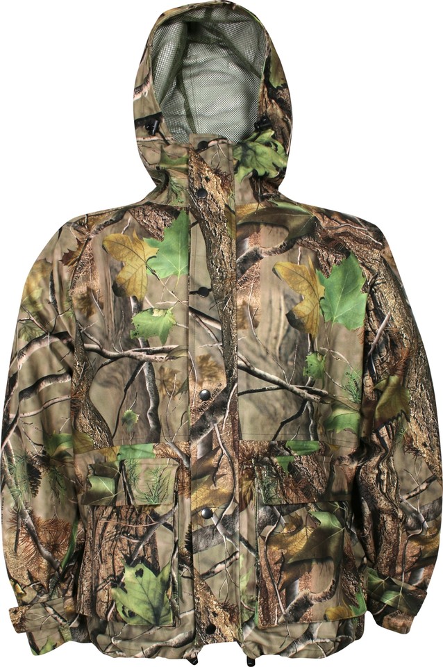 Jack Pyke Rannock Jacket Woodland Camo Hunters Waterproof Windproof ...