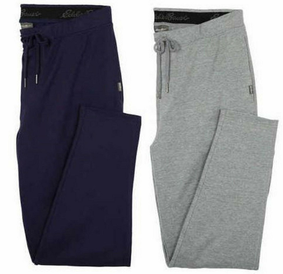 Eddie Bauer Mens 2Pack Sweatpants Lounge Joggers (Navy/Heather Grey ...