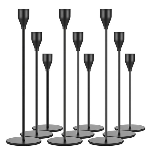 Simple and Elegant Tulip Candlesticks Set Candlestick Taper Candle ...