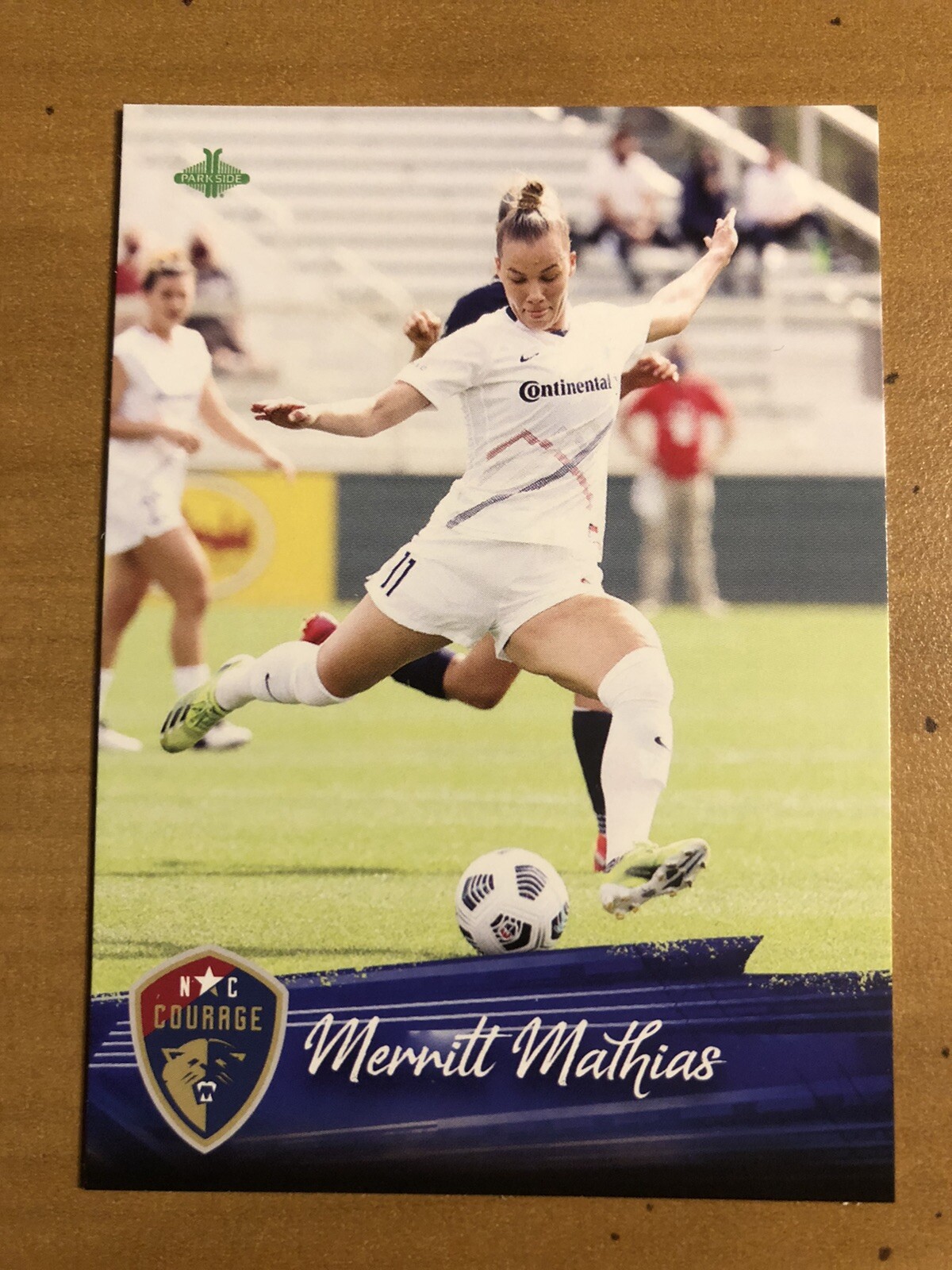 2021 Parkside NWSL Volume 2 Merritt Mathias Photo Variation #22B - NM/M ...