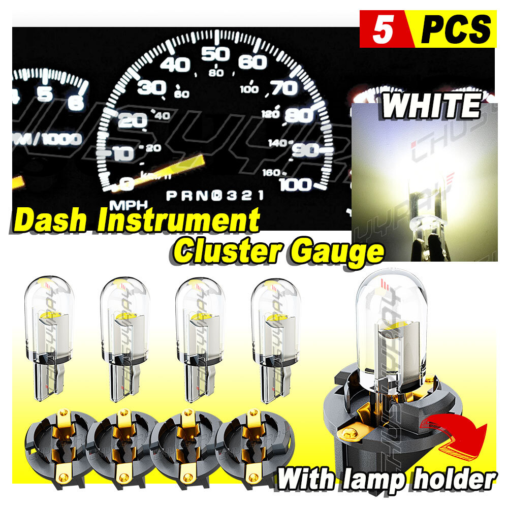 Dash Cluster Gauge WHITE LED LIGHT BULB KIT Fit 80-86 Ford F100 F150 F250 Bronco | eBay
