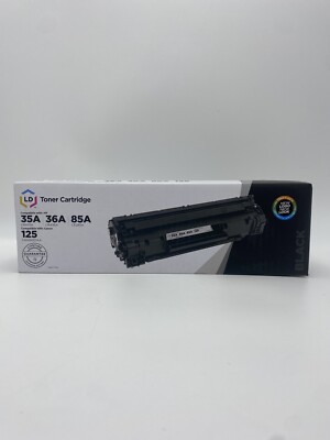 LD TONER CARTRIDGE BLACK Compatible With HP 35A, 36A, 85A & CANON 125 ...