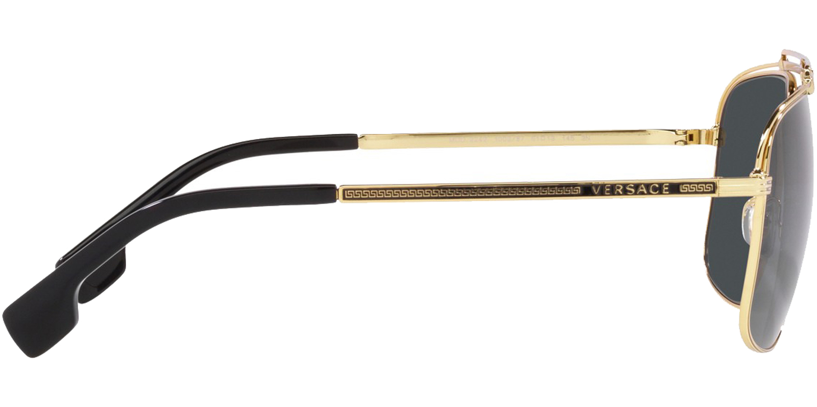 Versace Men's Gold-Tone Brow-Bar Navigator Sunglasses - VE2242 100287 ...