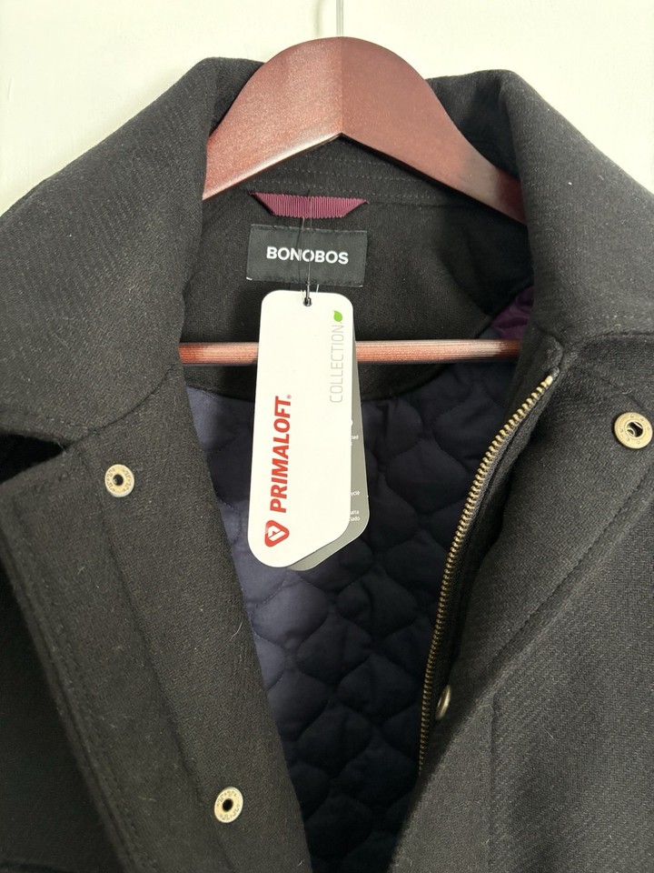Bonobos Black Italian Wool Field Jacket NWT Retails $319! | eBay