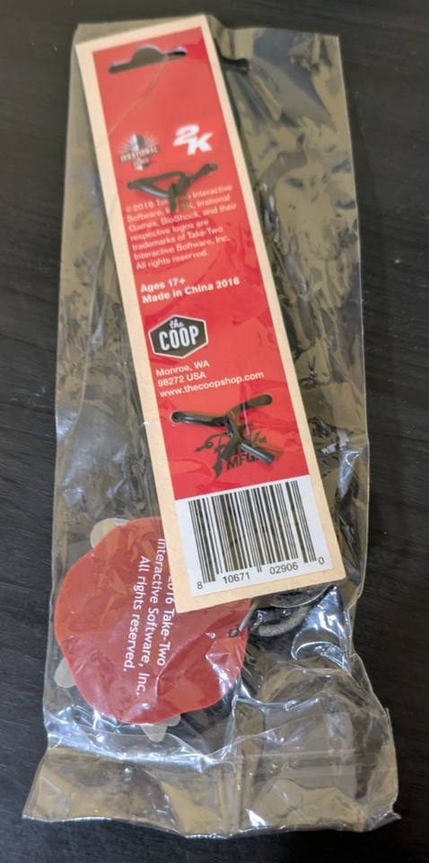 Bioshock Infinite Fink MFG. Keychain (the COOP) - Sealed | eBay