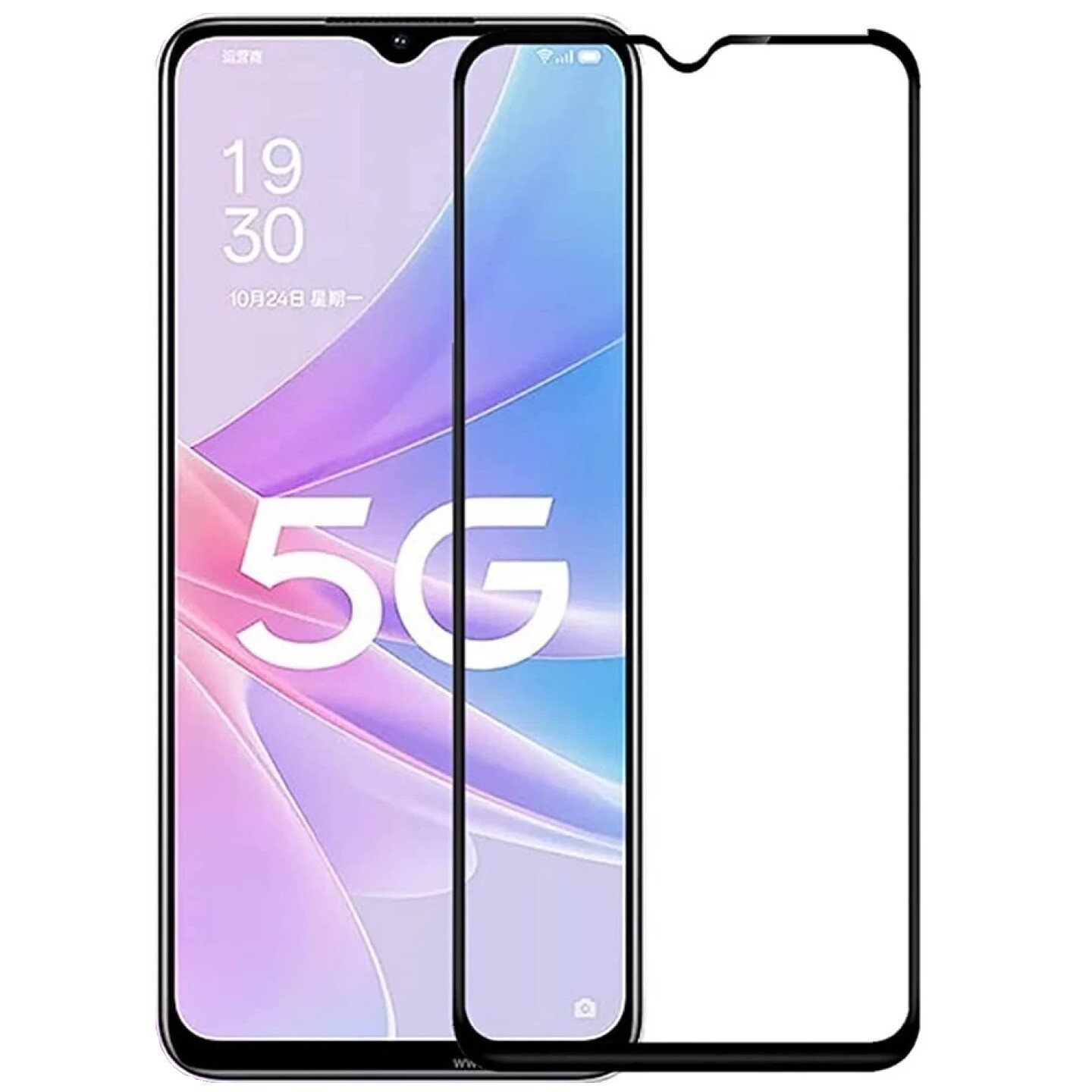 TEMPERED GLASS FULL COVERAGE GORILLA CURVED SCREEN PROTECTOR For TCL ...