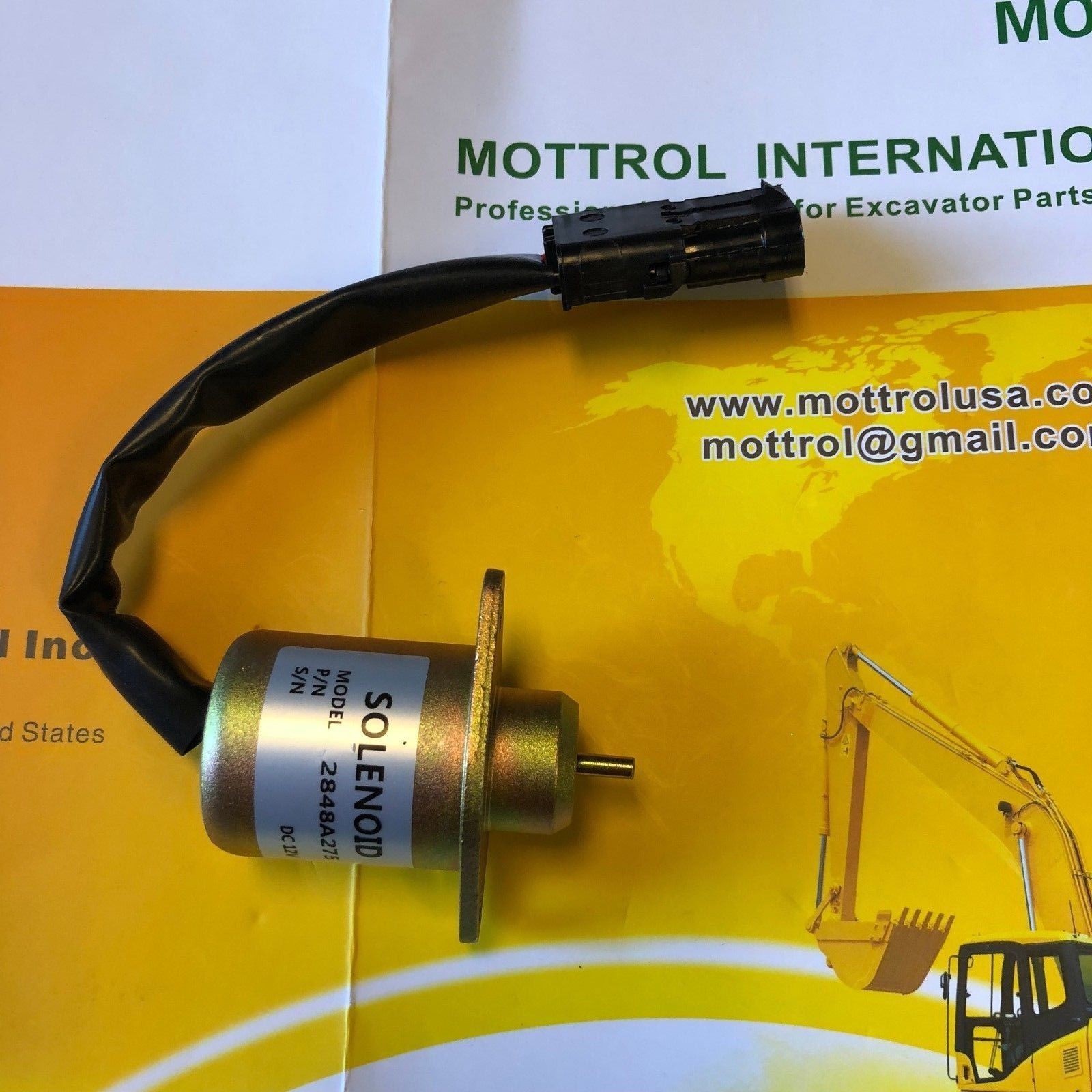 3 TREES 2848A275 2848A279 Fuel Solenoid Valve,Shutoff For 1457906 ...