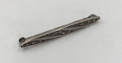 Vintage Antique Sterling Silver Pin Brooch | eBay
