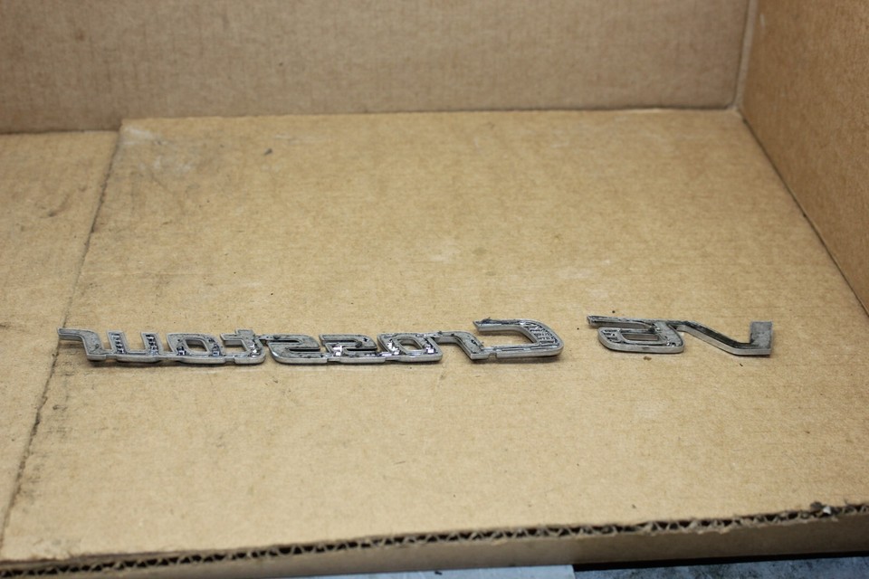 OEM 2010-2015 HONDA CROSSTOUR EMBLEM LOGO LETTERS (CHROME) (G52) | eBay