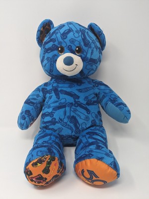 Build A Bear Hot Wheels 50th Anniversary Blue Boy Stuffed Plush 17 ...