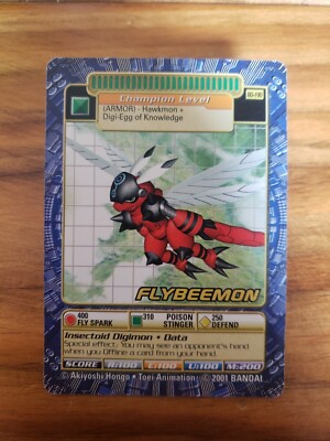 Bandai Digimon 2001 Bo-190 Flybeemon Ultimate Level LP Condition | eBay