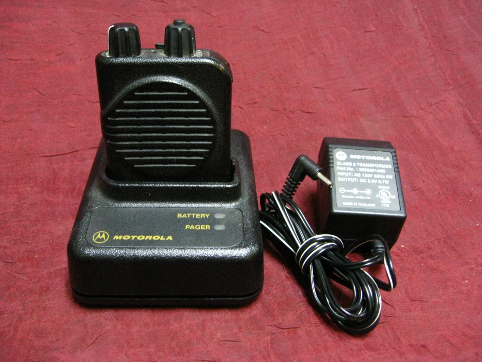 Motorola Minitor 4, Minitor IV, VHF Pager, #A03KUS9238 + Charger ...