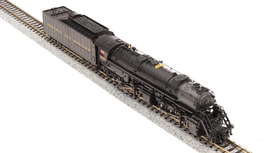 BLI 7223 N Scale Y6b 2-8-8-2 Steam Loco Norfolk Western N&W 2199 ...