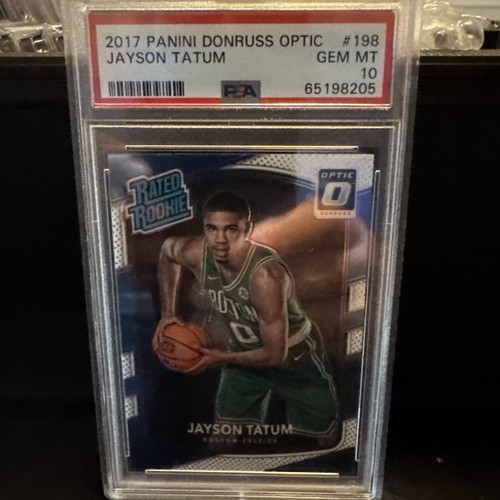 2017 Panini Donruss Optic Jayson Tatum Rookie Card #198 PSA 10 | eBay
