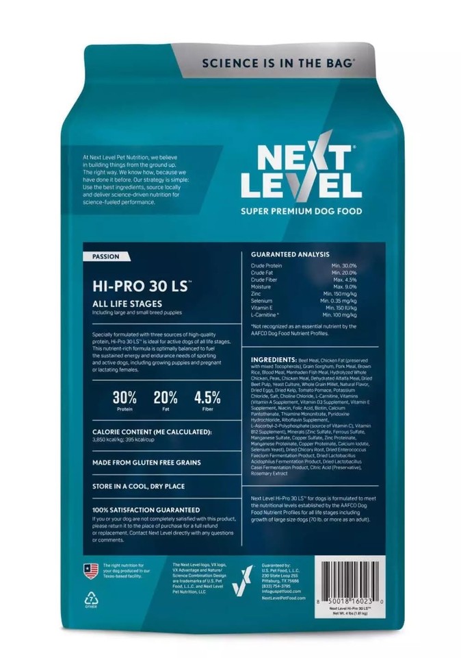 Super Premium Dog Food – HI-PRO 30 LS™ – Dry Kibble for Dogs for All ...
