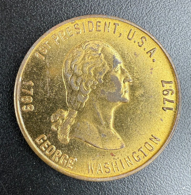 1789-1797 ~ GEORGE WASHINGTON ~ FIRST PRESIDENT ~ AMERICAN FABIUS TOKEN ...
