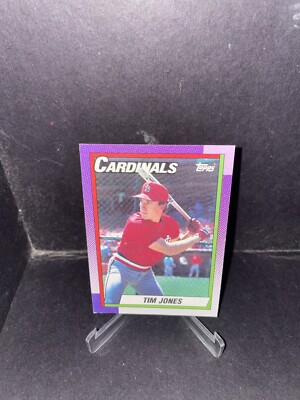 1990 Topps St. Louis Cardinals Baseball Card #533 Tim Jones | eBay