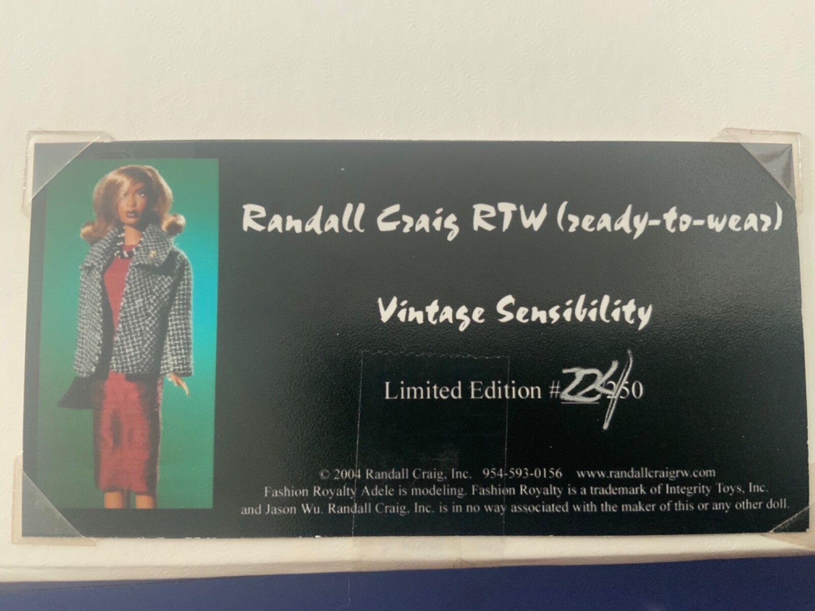 Vintage sensibility Randall Craig RTW (Ready-To-Wear) - NRFB - 2004 LE ...